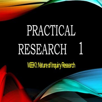 Lesson 1and2 - Practical Research 1.pptx | Science