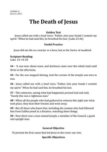 The Death and Resurrection of Jesus | PPT | Christianity | Religion ...