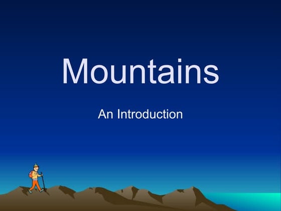 Mount everest PPT | PPT