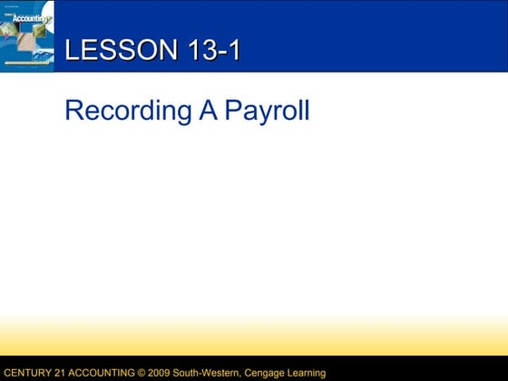 Lesson 11 5 | PPT | Business Accounting & Finance | Business
