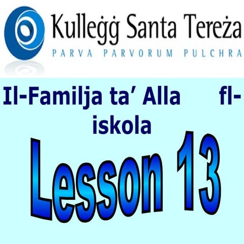 Lesson 13 | PPT