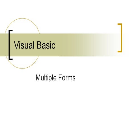 Vb Multiple Forms Ppt Computing Technology And Computing 3743