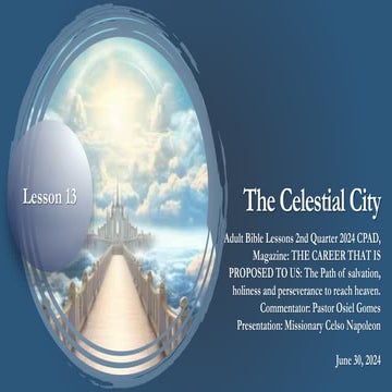 Lesson 13 – The Celestial City - CPAD.pptx