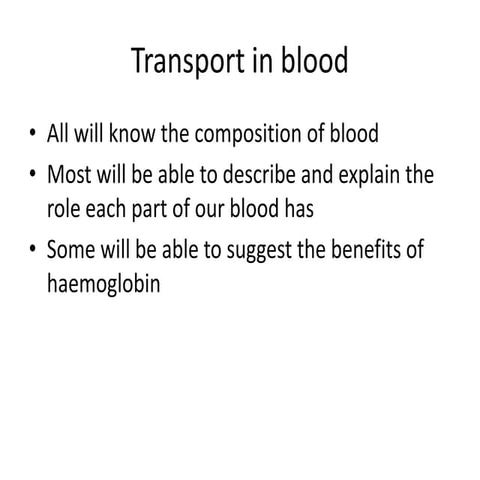 Mrs Abrey Lesson 14 blood | PPTX