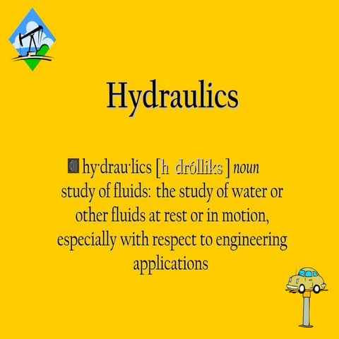 Lesson 14 hydraulics | PPT