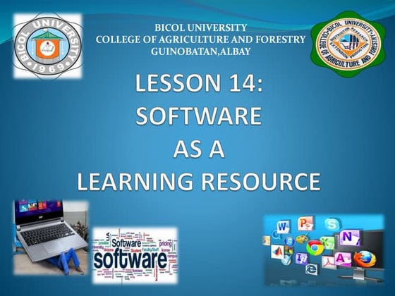 The software as an educational resource copy | PPT