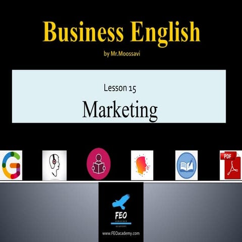 Business English -Lesson15 - marketing | PPTX