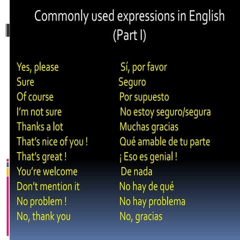 Lesson 15 common expressions 1 | PPT