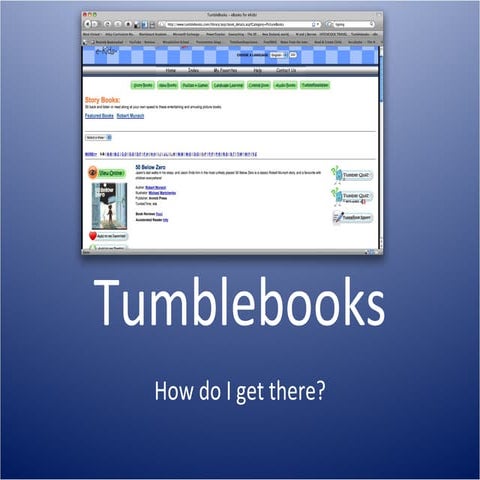 Lesson 15 Tumblebook | PPT