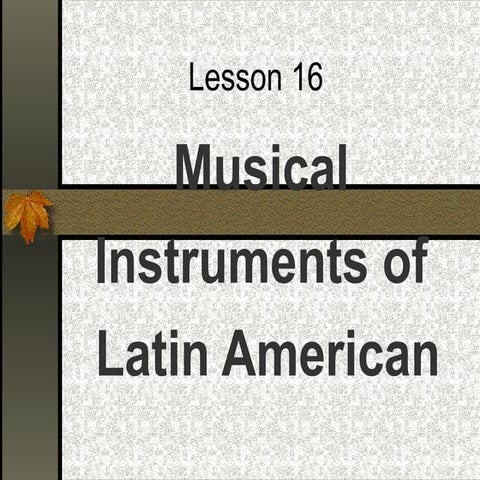 Lesson 16 | PPT