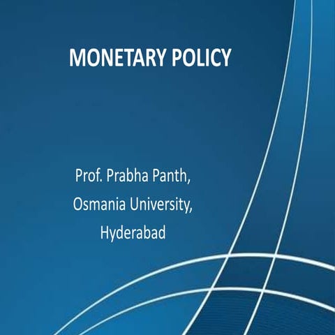 Monetary policy | PPSX
