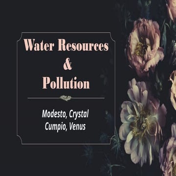 Lessons_WATER RESOURCES & POLLUTION.pptx