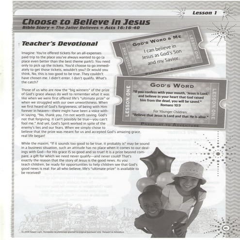 Print Scans: VBS Brochure Ready Set Gold | PDF