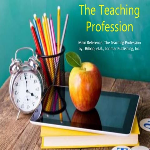 Lesson 1a - Teaching as a Profession.pptx