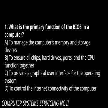 Lesson 1 and 2 Computer Systems Servicing | PPTX