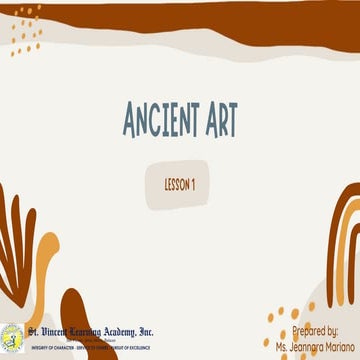 MAPEH 9 Ancient Art | PPTX