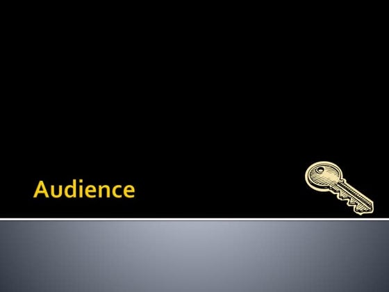 GCSE Lesson 2 Audience: Demographic profiling model | PPT
