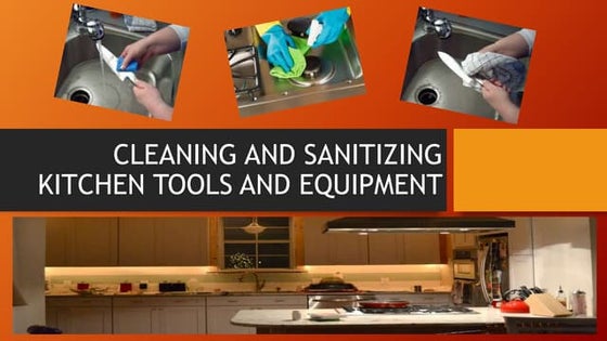 Use and maintain kitchen tools and equipment | PPT