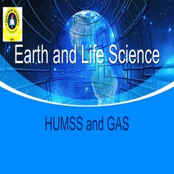 Lesson 1 earth as unique planet | PPTX