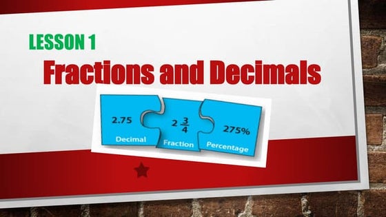 FREE WORKSHOP PPT - Maths - Numbers & Fractions | PPT