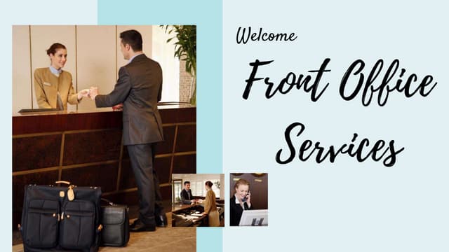 Front office week 1_4 | DOCX