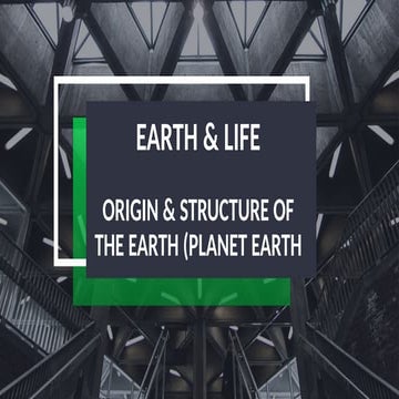 Planet Earth and its properties necessary to support life | PDF