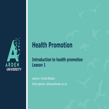 Lesson 1 Healthcare Promotion Introduction (2).pptx