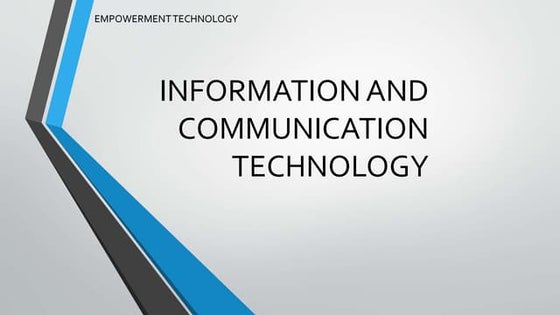 EmpTech Lesson 7 - Online Creation Tools, Platforms, and Applications for ICT Content ...