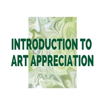 Lesson 1 - Art Appreciation and Humanities.pdf