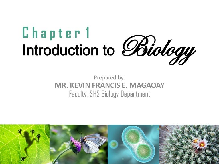 Lesson 1 Introduction to Biology