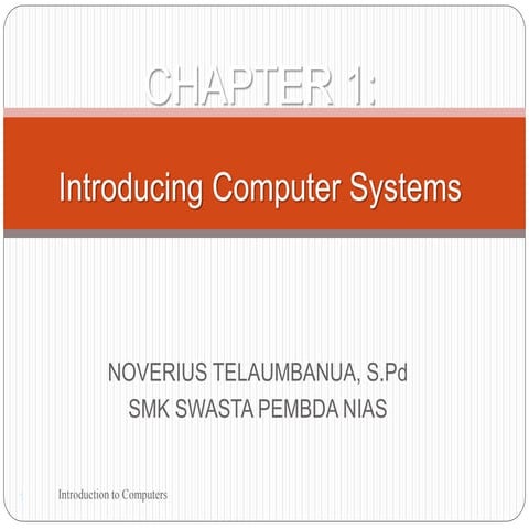 Lesson 1 Introduction To Computers Pptx Pptx