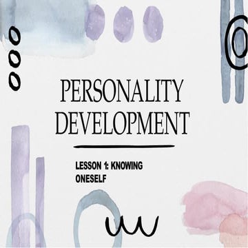 LESSON 1_KNOWING ONESELF.ppt x | PPTX