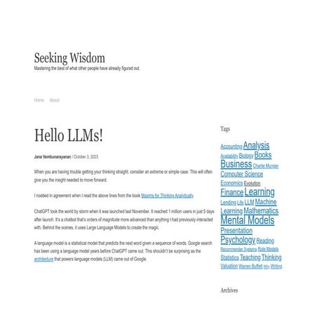 Deep Dive Into LLM's Machine Learning notes | PDF