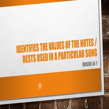 MUSIC 6 Lesson 1 Notes and Rests | PPTX