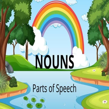 Parts of Speech_What is noun? What are the examples of a noun? | PPTX