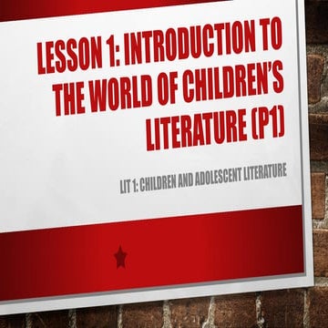 Lesson 1_PART 1_ Introduction to Children's Literature.pdf