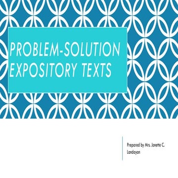 Lesson 1 Problem-Solution Expository Texts.pptx