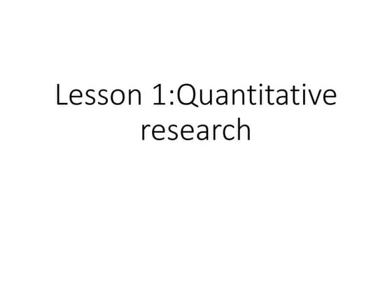 LESSON 1 PR2.pptx practical research 2 G12 | PPTX | Educational Assessment | Education