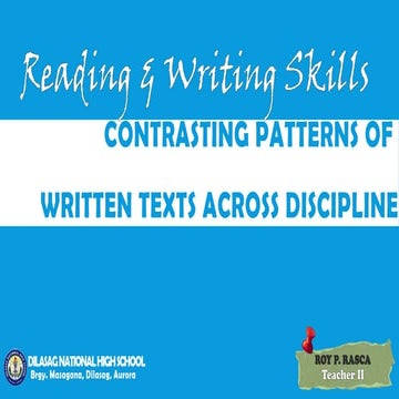 Lesson 1 RWS Pattern of Paragraph Development.pptx