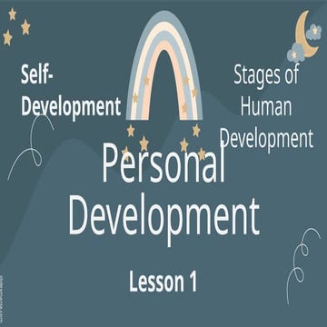 LESSON 1 Self-Development LLLLLLLLLLLLLL | PPTX