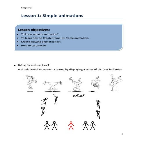 Adobe Flash CS4 - Simple animations | PDF