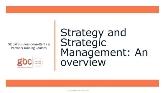 Strategic Planning by SWOT Analysis-.pptx | Business Administration ...