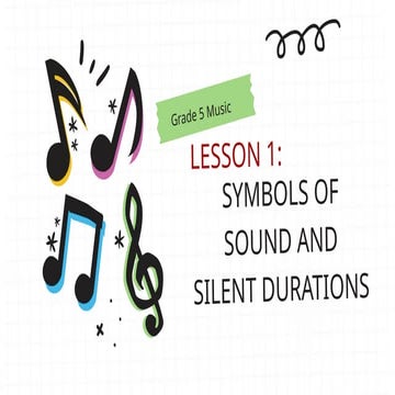 MUSIC 6 Lesson 1 Notes and Rests | PPTX