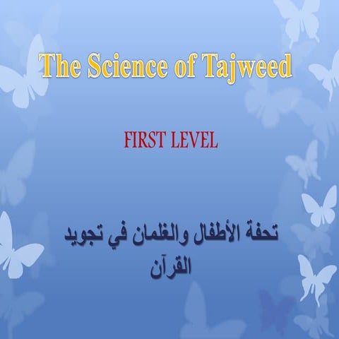 The Science of Tagweed - Lesson 1 | PPTX