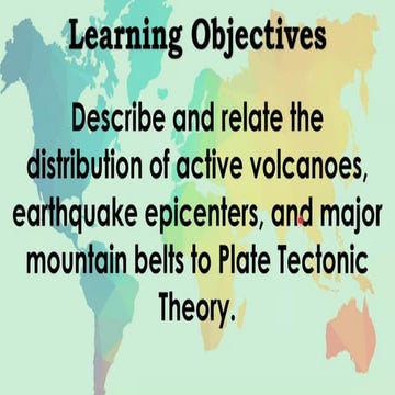 LESSON 1_TECTONIC PLATES.pdf How do Plates Move | PDF