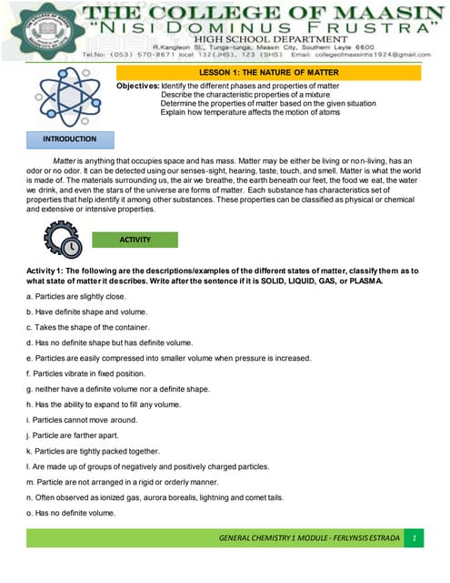 Science 8 module-1-version-3 | PDF