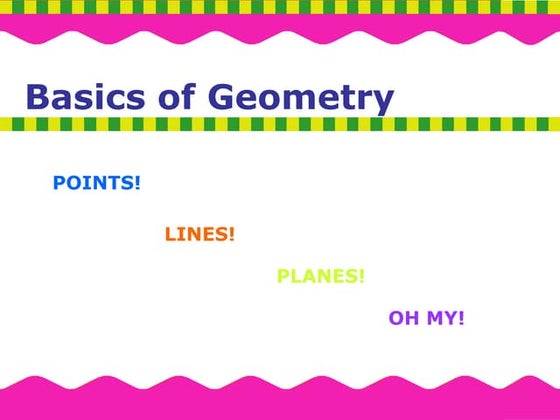 Building Blocks Of Geometry | PPT | 3-D Graphics | Computer Software ...