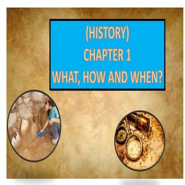 Lesson 1 what how and when | PPT