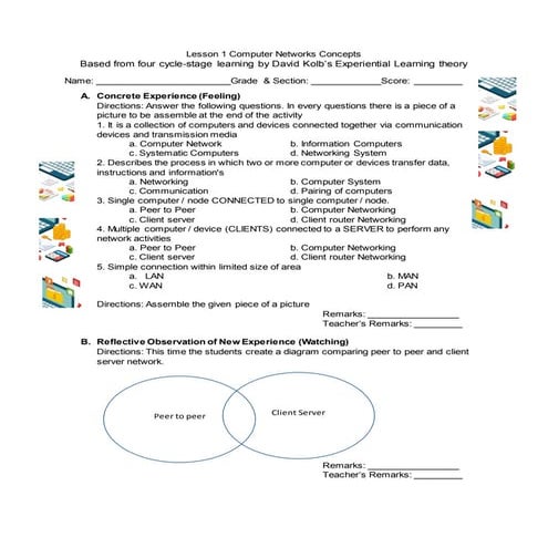 Lesson 1 worksheet | PDF