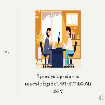 Writing Application Letters | PPTX